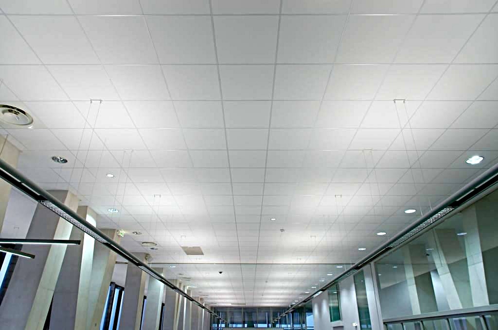 POSE DE FAUX PLAFOND ARMSTRONG DANS BUREAUX GEMENOS - Pose de cloisons ...